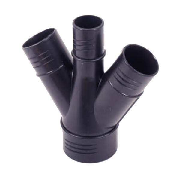 113-463A DEFROST TUBE 3-WAY CONNECTOR, BUG 1969-79 (47mm inlet, 2 x ...